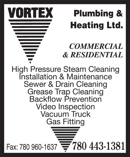 Vortex Plumbing & Heating Ltd - Edmonton, AB - 13204 126 Ave NW | Canpages