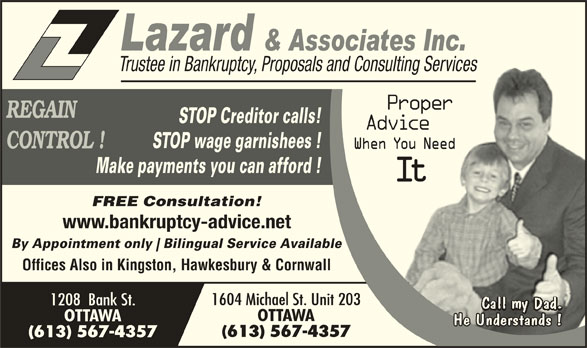 Lazard & Associates Inc - Opening Hours - 1604 Michael St, Ottawa, ON